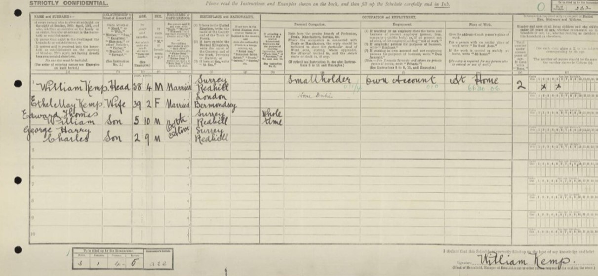 1921 Census Data Published